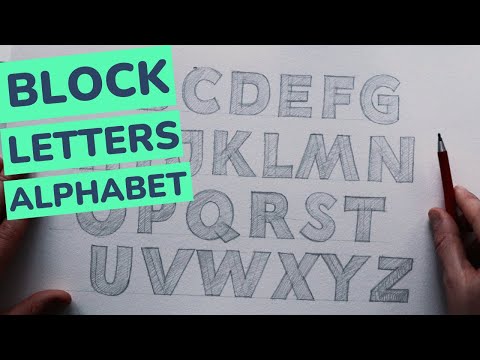 How to Draw Block Letters: A Beginner’s Guide to Sans Serif Lettering