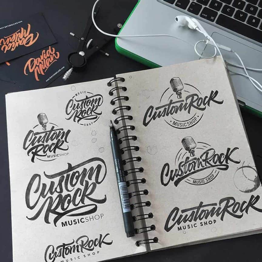 Beautiful Brush Calligraphy - A Chat With David Milan | Lettering Daily