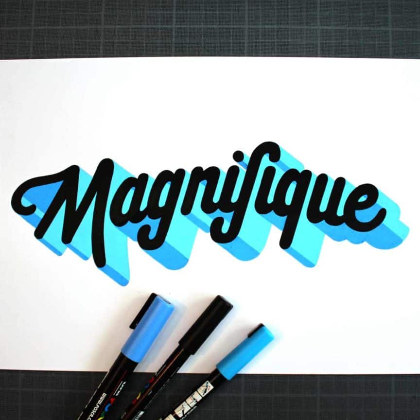 Mastering Hand Lettering - A Chat With Matthieu Tarrin - Tarwane ...