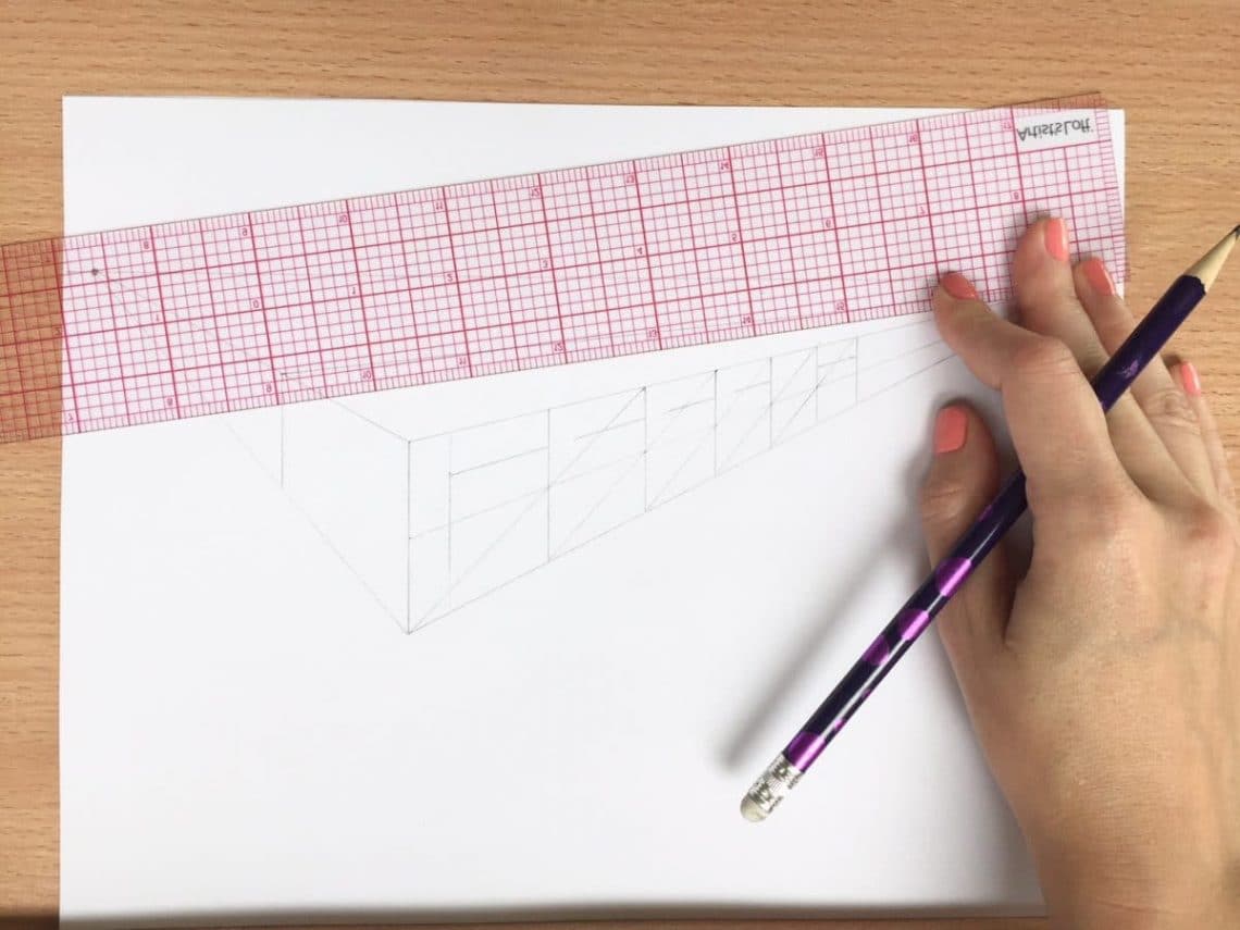 How To Draw Letters In A 2 Point Perspective Step By Step Lettering