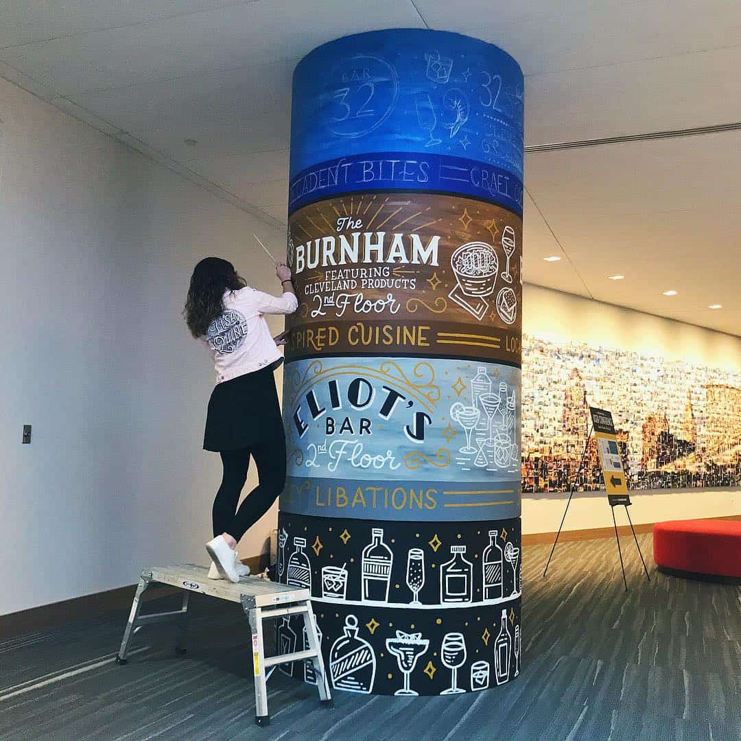 How To Create A Hand Lettering Mural - (2019) | Lettering Daily