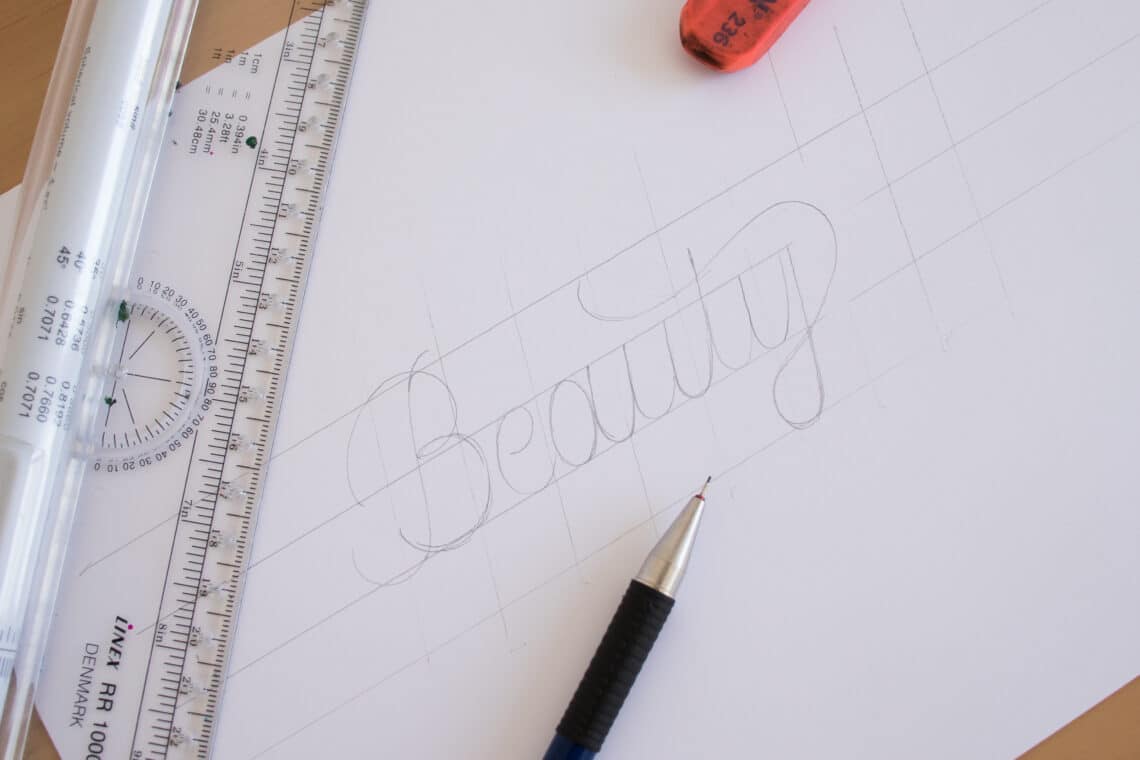 How to Do Faux Calligraphy (+FREE Worksheets) | Lettering Daily
