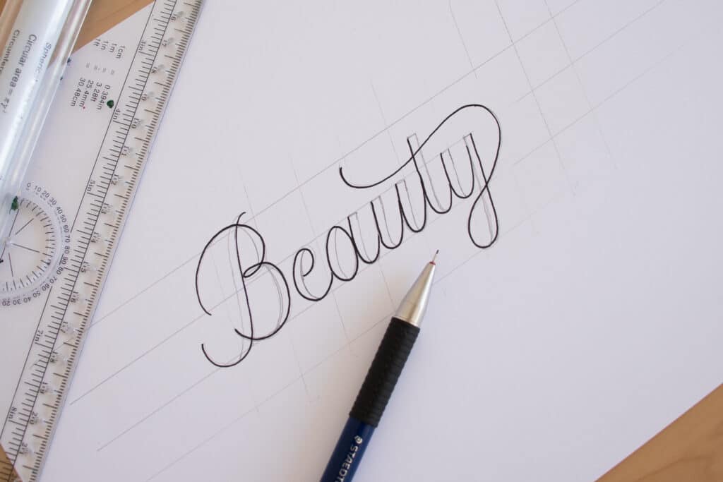 How to Do Faux Calligraphy (+FREE Worksheets) | Lettering Daily