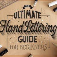 The Ultimate Hand Lettering Guide For Beginners (+FREE Worksheets ...