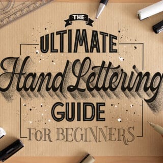 The Ultimate Hand Lettering Guide For Beginners (+FREE Worksheets ...