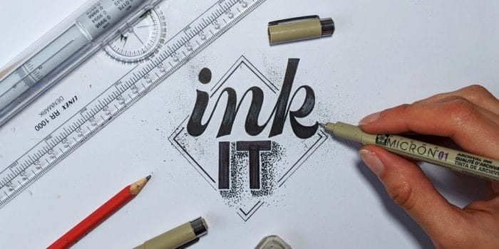5 EASY Tips To Improve Your Hand Lettering Inking | Lettering Daily