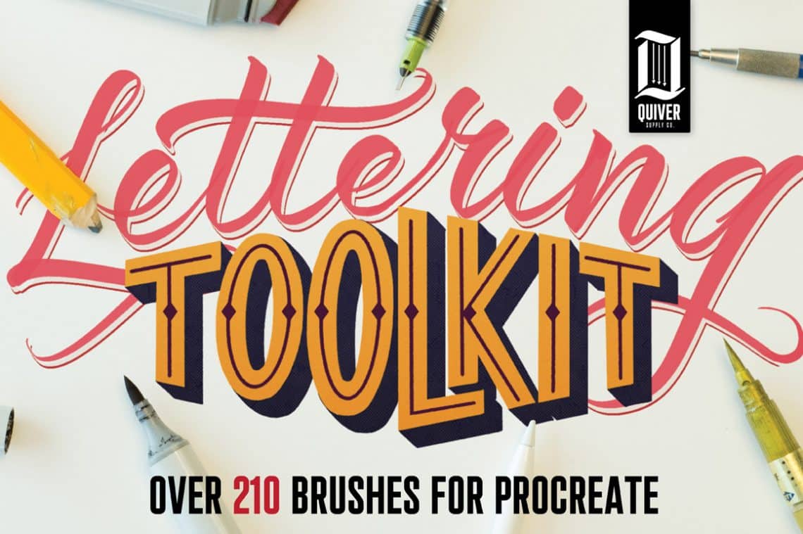21 Best Procreate Brushes For Lettering & Calligraphy | Lettering Daily
