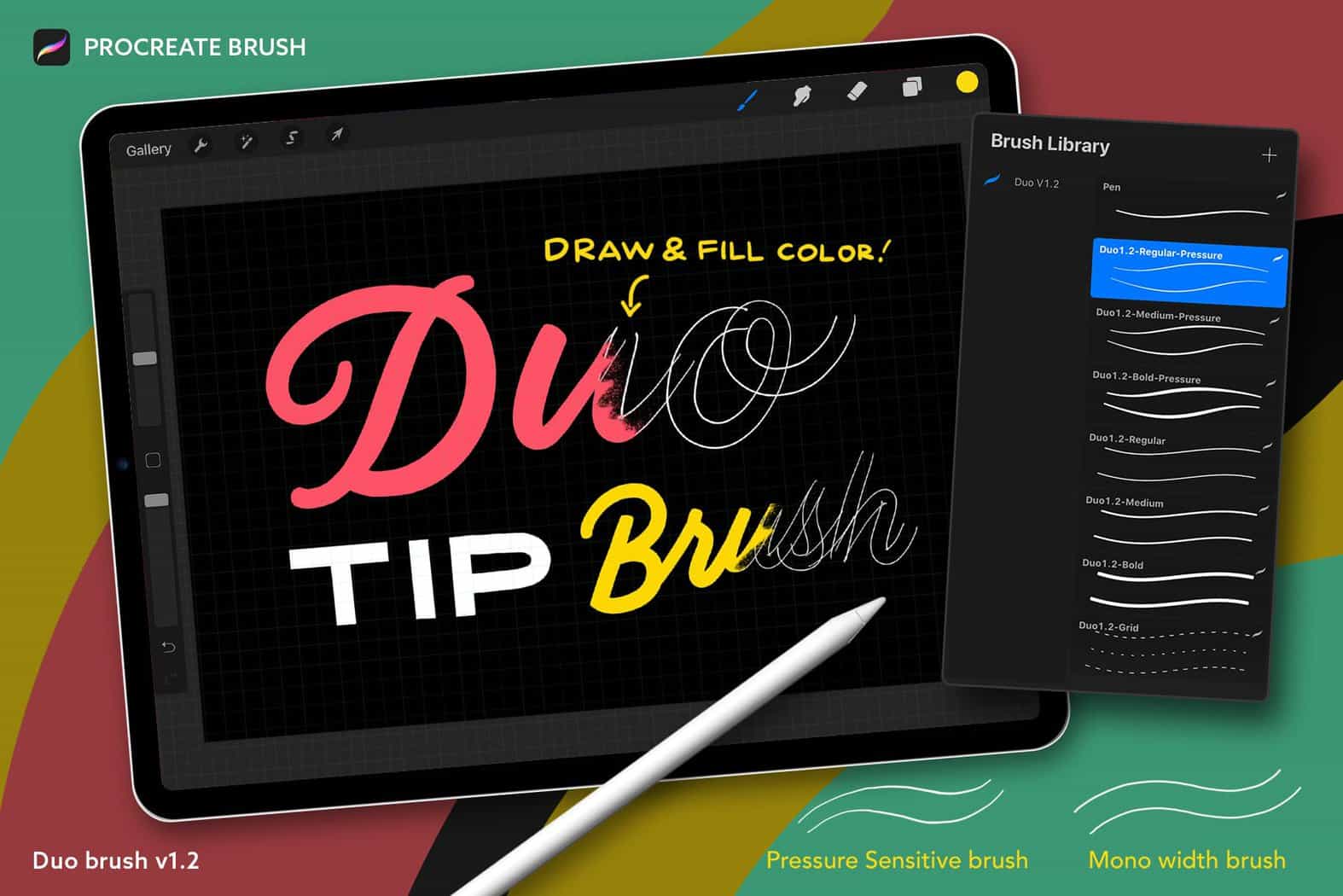 21 Best Procreate Brushes For Lettering & Calligraphy | Lettering Daily