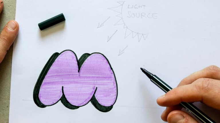 How To Draw Bubble Letters - Step By Step Tutorial (2023) | Lettering Daily