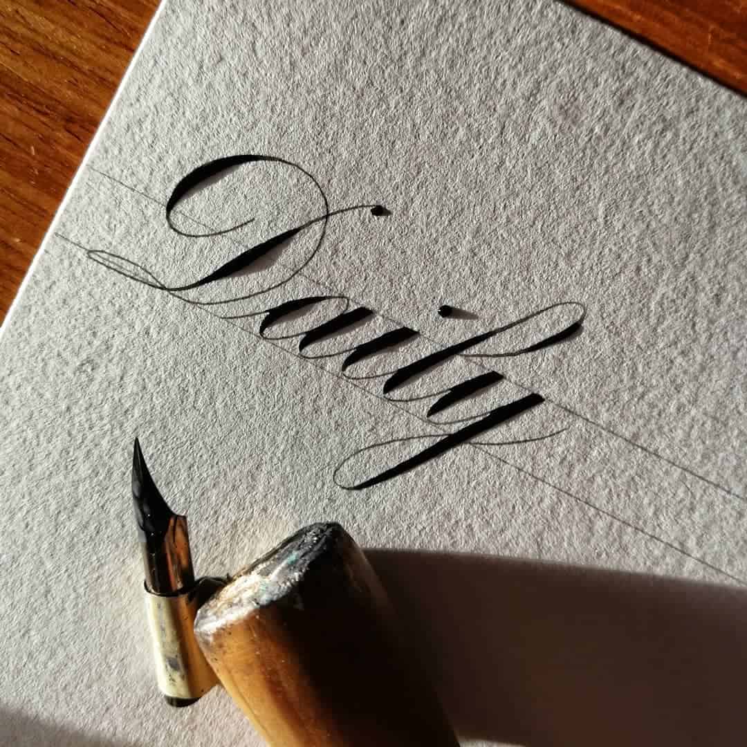 Left-Handed Calligraphy - A Chat With Bad Calligraphy | Lettering Daily