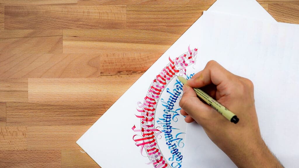 How To Create A Calligram (Step-By-Step Tutorial 2019) | Lettering Daily