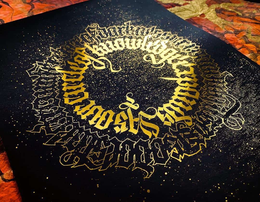 How To Create A Calligram (Step-By-Step Tutorial 2022) | Lettering Daily