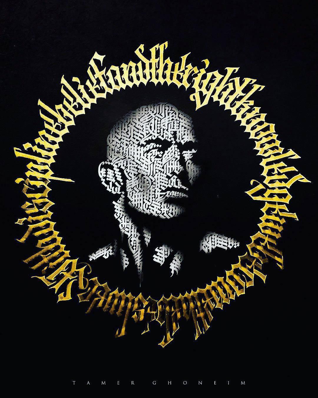 How To Create A Calligram (Step-By-Step Tutorial 2022) | Lettering Daily