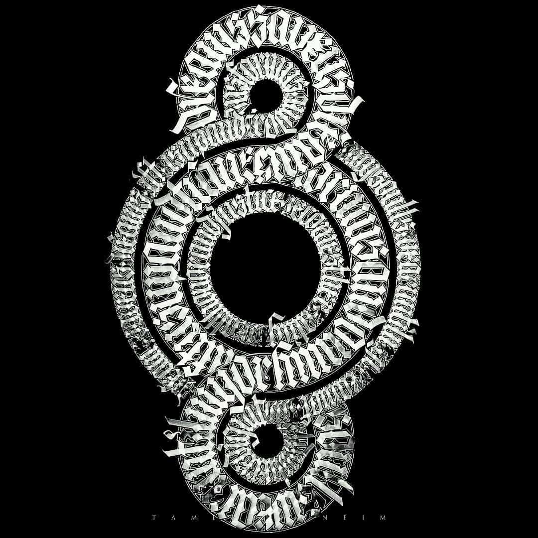 How To Create A Calligram (Step-By-Step Tutorial 2022) | Lettering Daily