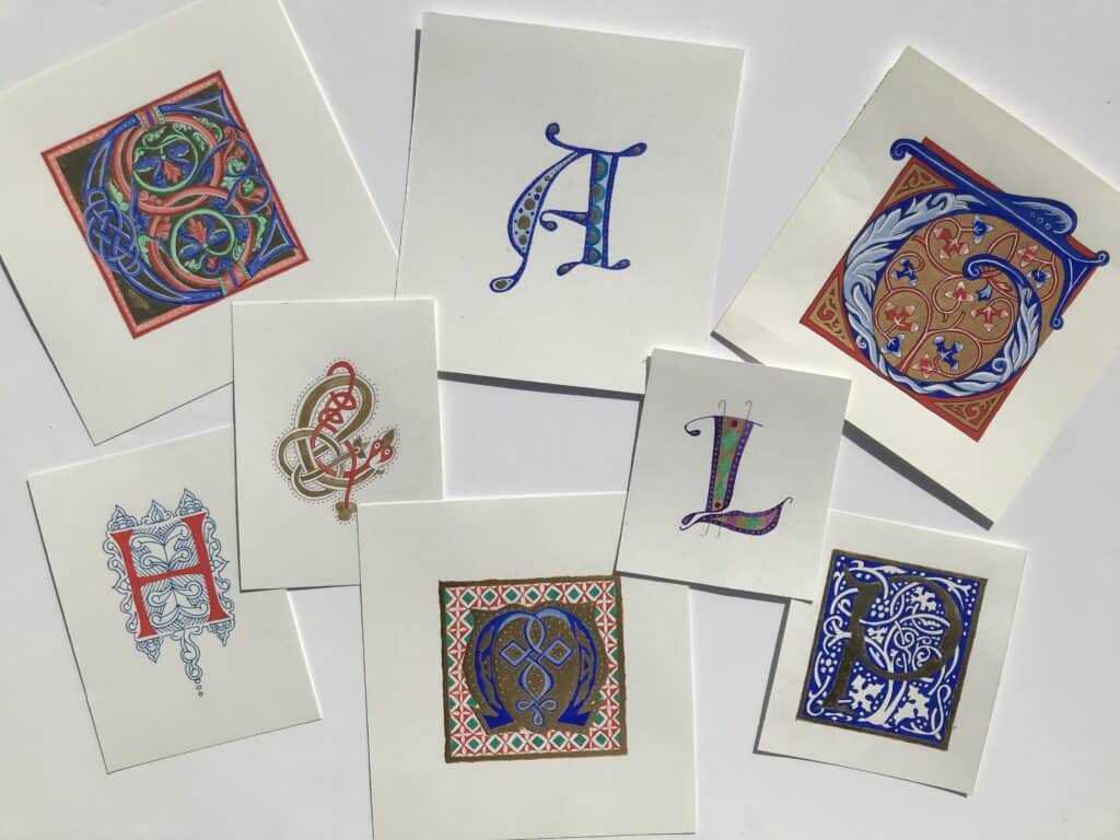 How To Draw Illuminated Letters (Step-By-Step Tutorial) | Lettering Daily