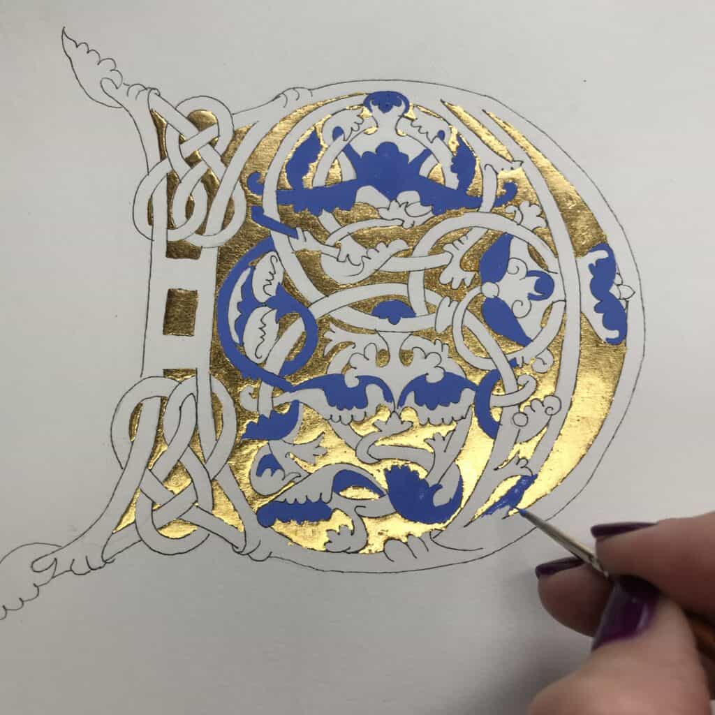 How To Draw Illuminated Letters (Step-By-Step Tutorial) | Lettering Daily