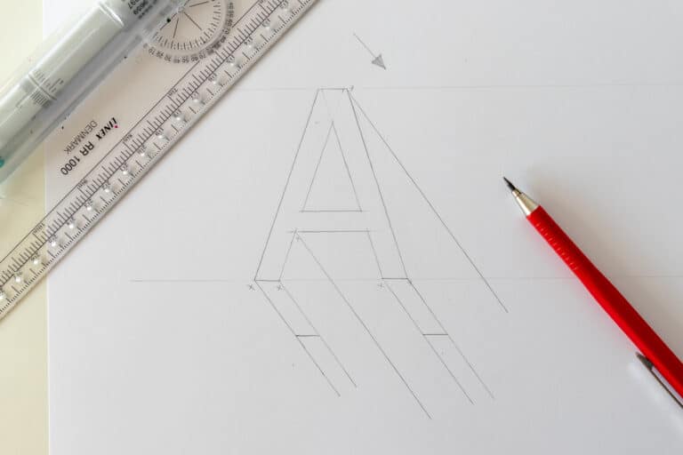 How To Draw 3D Letters (+ Free Worksheets 2021) | Lettering Daily