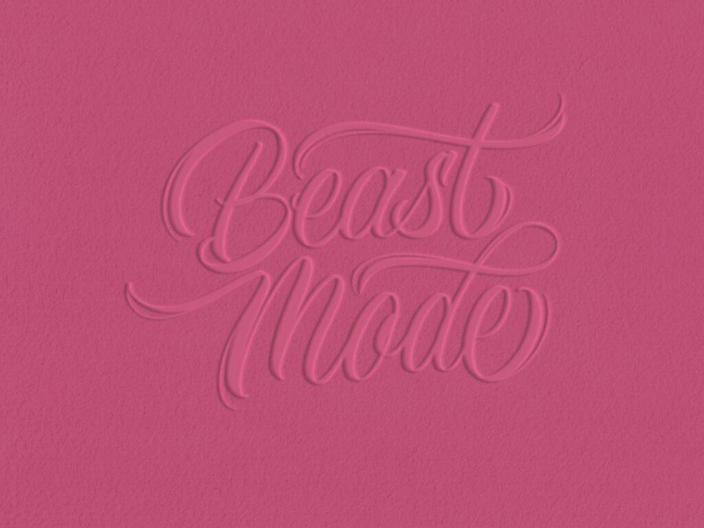 How To Easily Create An Embossed Effect In Procreate Lettering Daily
