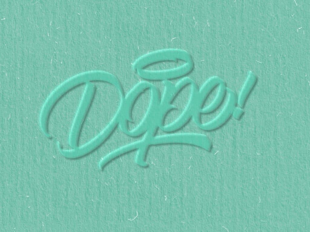 How To Easily Create An Embossed Effect In Procreate Lettering Daily