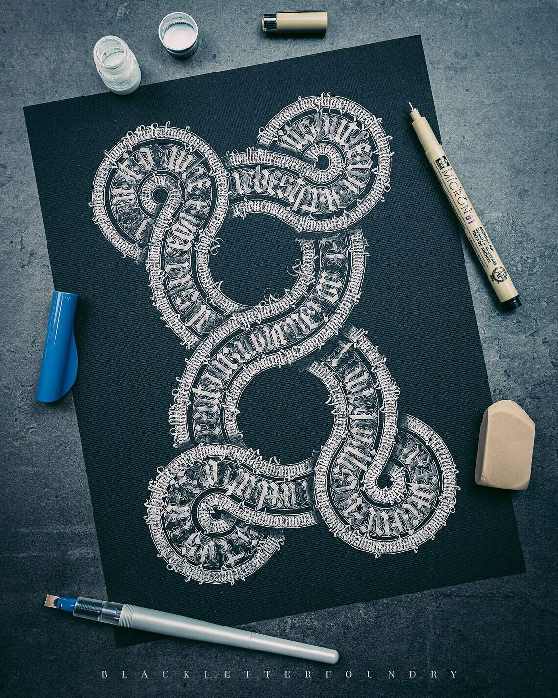 Blackletter Calligraphy With A Twist - A Chat With Tamer Ghoneim ...