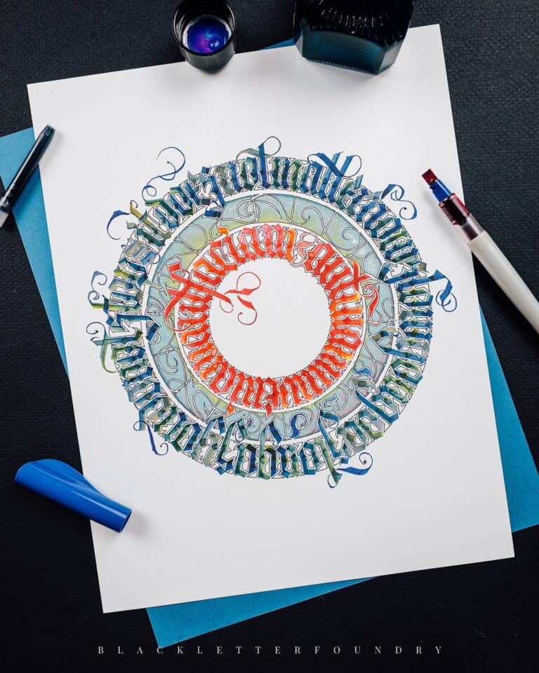 Blackletter Calligraphy With A Twist - A Chat With Tamer Ghoneim ...
