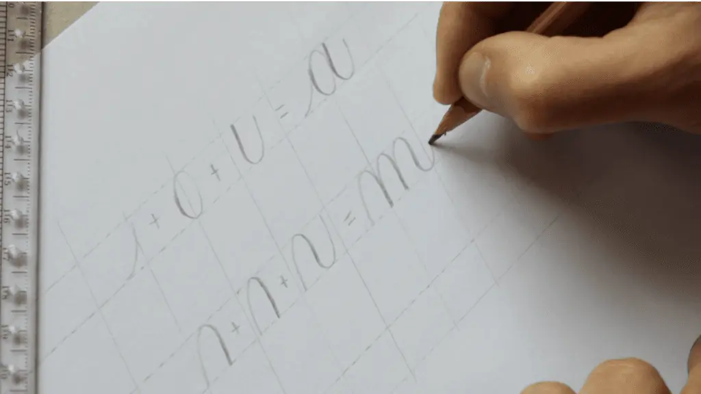How To Do Pencil Calligraphy For Beginners | Lettering Daily