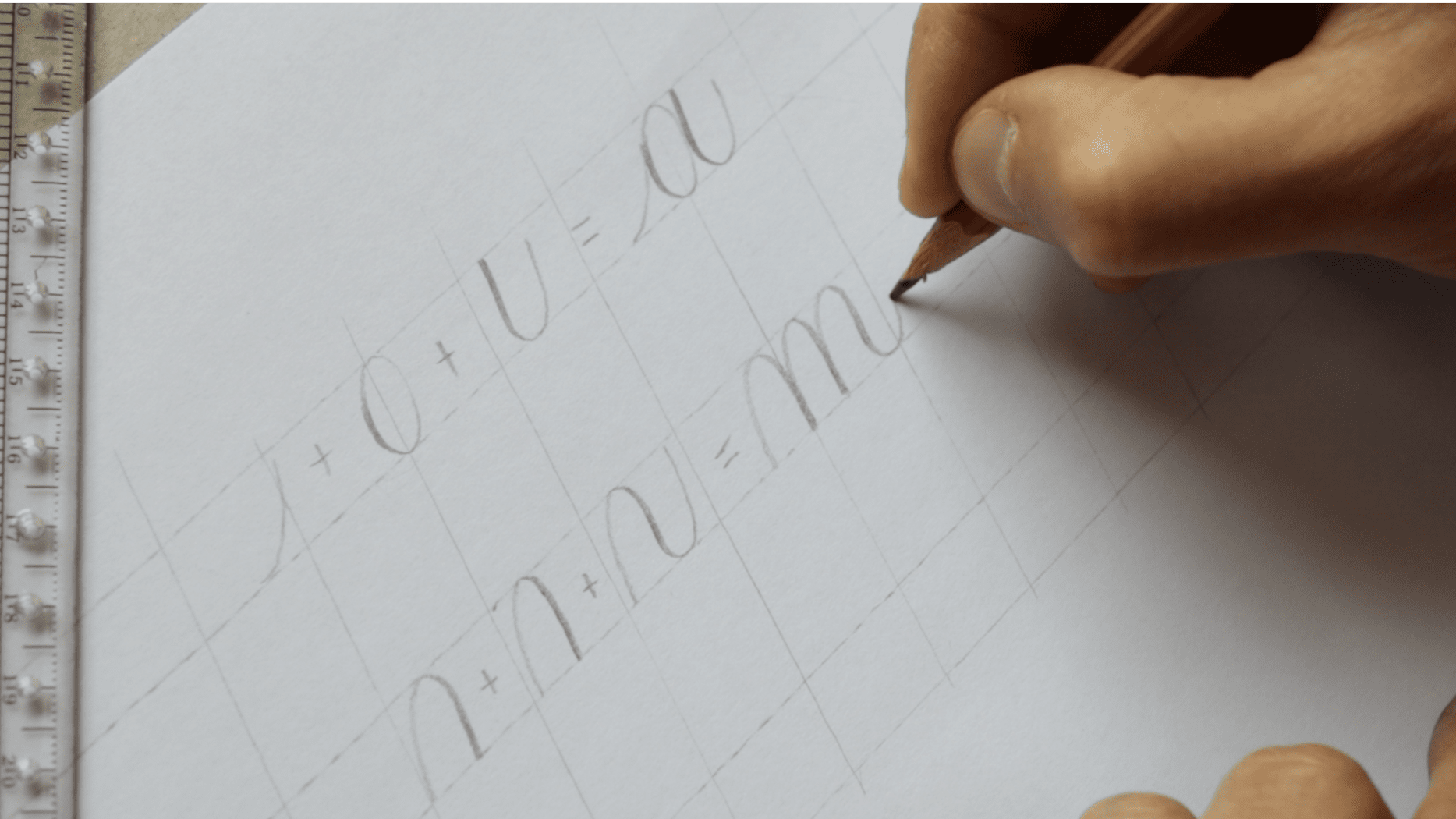 How To Do Pencil Calligraphy For Beginners | Lettering Daily