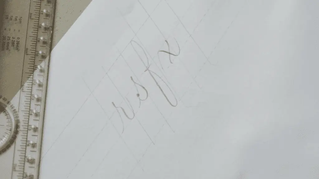 How To Do Pencil Calligraphy For Beginners | Lettering Daily