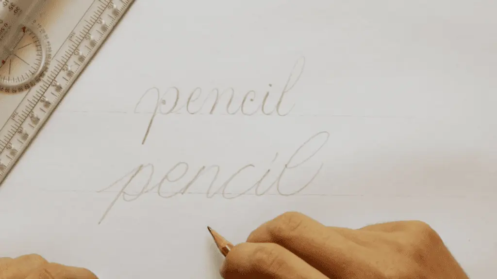 Dull Pencil Calligraphy The ARTdiscount Guide To The Lead In Your