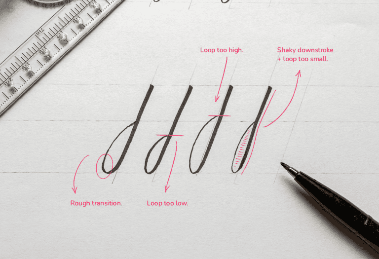 The Basic Calligraphy Strokes Guide (+FREE Worksheet) | Lettering Daily