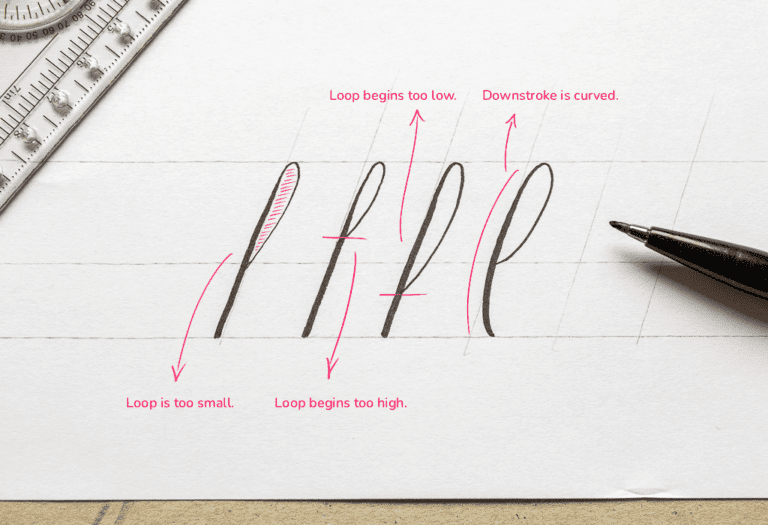 The Basic Calligraphy Strokes Guide (+FREE Worksheet) | Lettering Daily