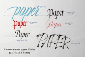 Calligraphy Paper - The ULTIMATE Guide For Beginners | Lettering Daily