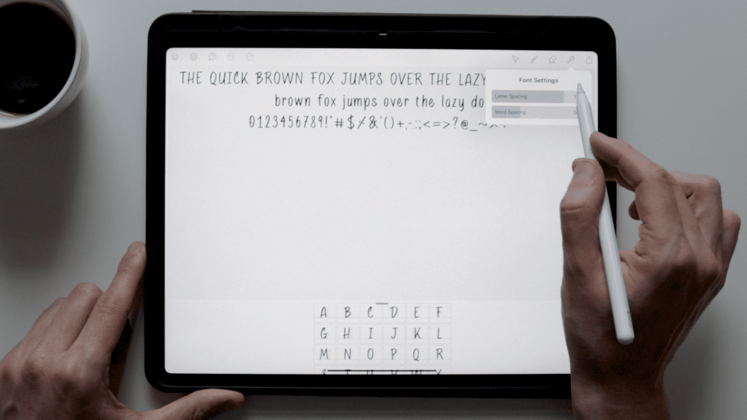 How To Make Handwritten Fonts on Your iPad | Lettering Daily