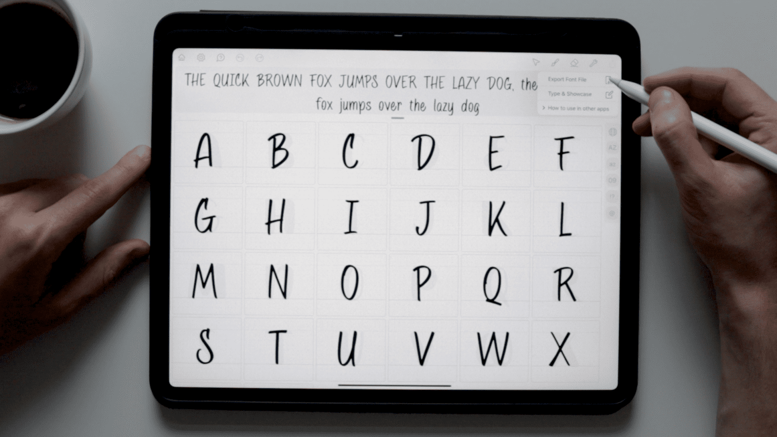 How To Make Handwritten Fonts on Your iPad | Lettering Daily