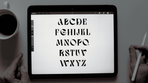 How To Make Handwritten Fonts on Your iPad | Lettering Daily