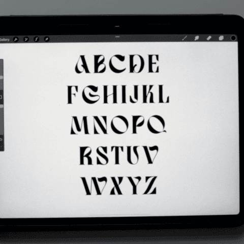 How To Make Handwritten Fonts on Your iPad | Lettering Daily