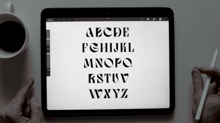 How To Make Handwritten Fonts on Your iPad | Lettering Daily