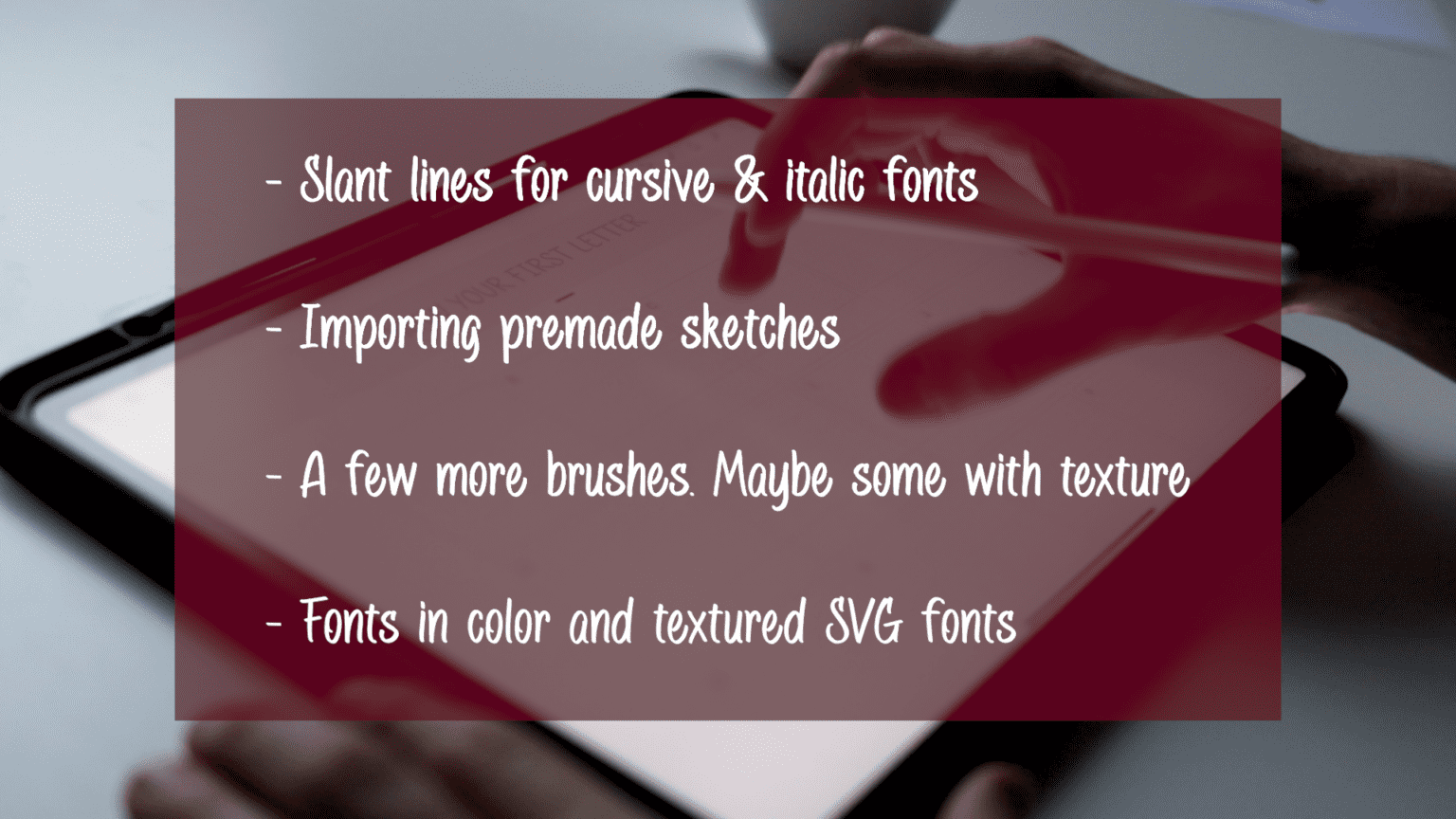 How To Make Handwritten Fonts on Your iPad | Lettering Daily