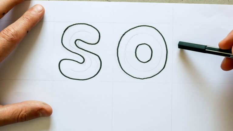 How To Draw Bubble Letters - Step By Step Tutorial (2023) | Lettering Daily